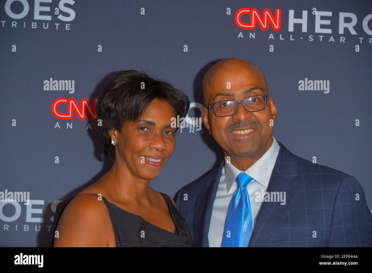 Yvette Desroches and Pascal Desroches attend the 13th Annual CNN Heroes ...