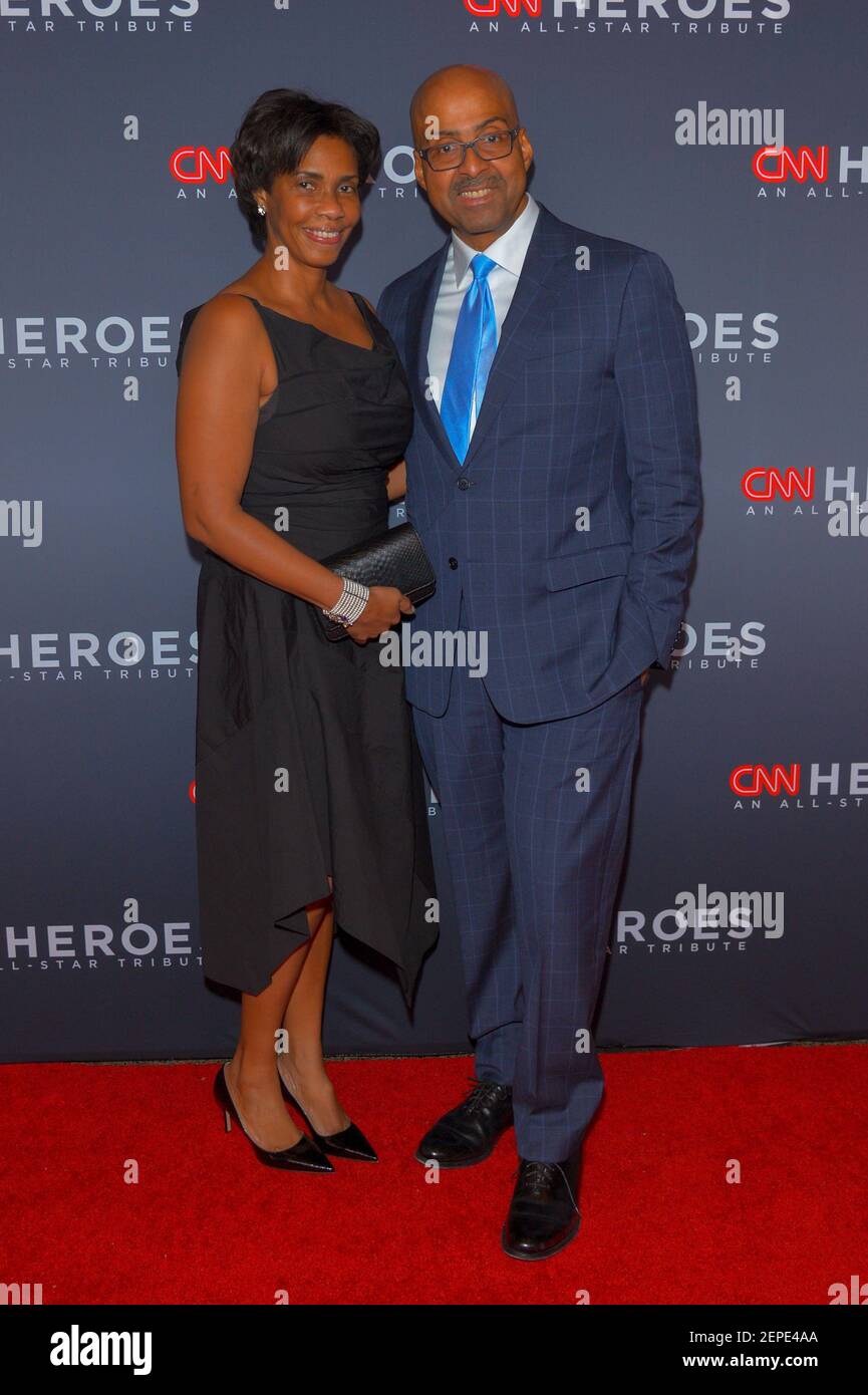 Yvette Desroches and Pascal Desroches attend the 13th Annual CNN Heroes ...