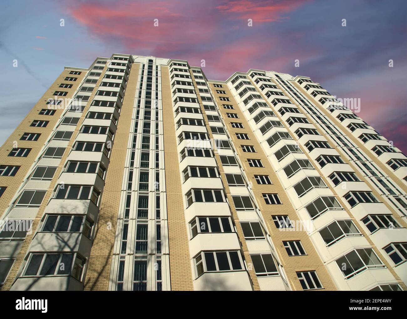 Modern residential high rise building. Moscow, Russia Stock Photo - Alamy