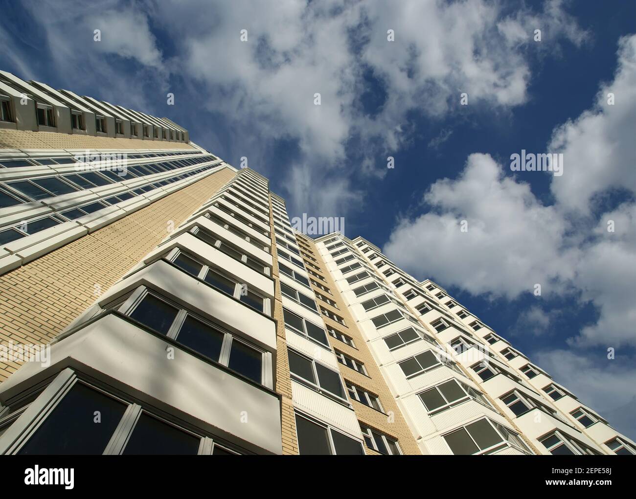 Modern residential high rise building. Moscow, Russia Stock Photo - Alamy