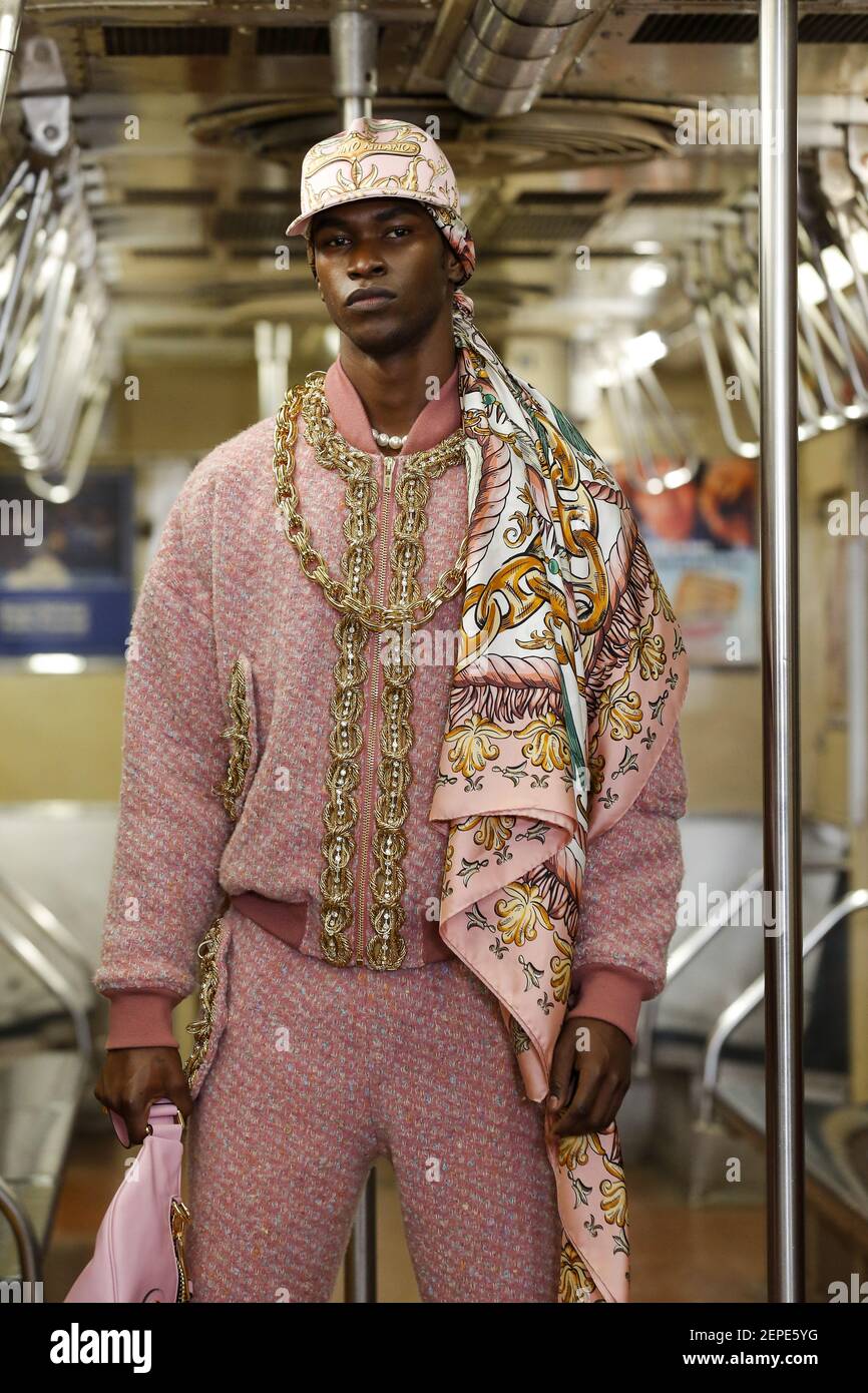 Italian fashion house Moschino showed their pre fall 2020 collection in ...