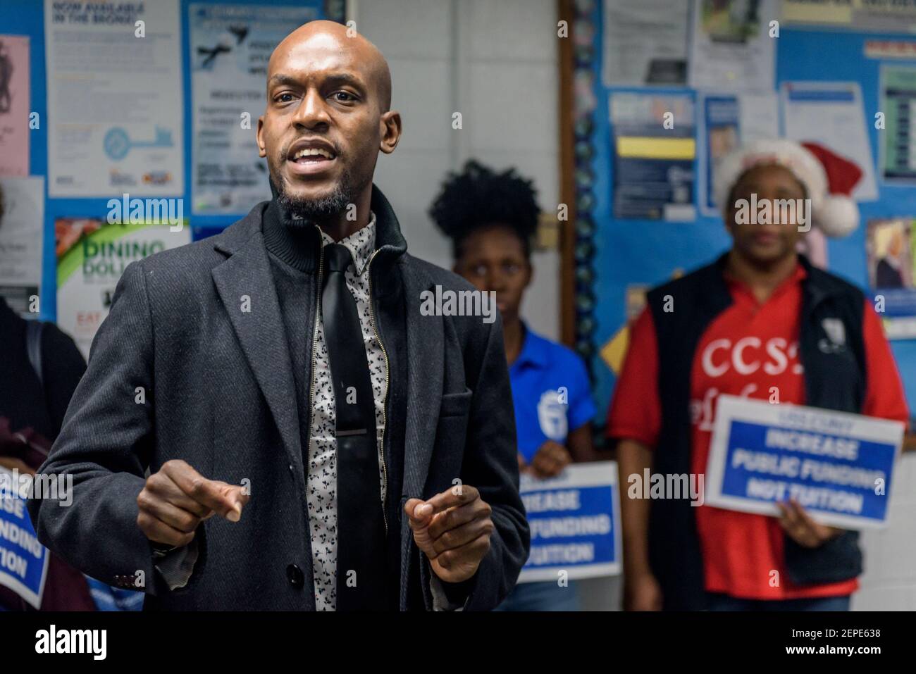 CUNY Rising Alliance Coordinator Jamell Henderson. Prior to the CUNY ...