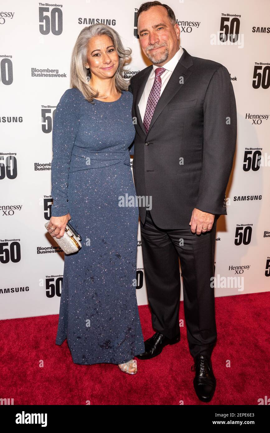 Amy McCabe and Dan McCabe attend "The Bloomberg 50" Celebration at The ...