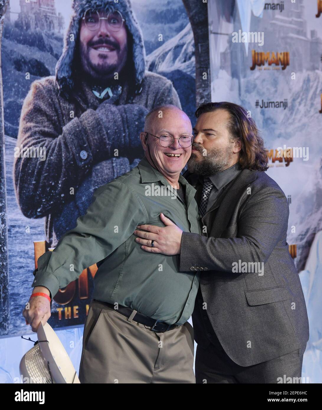 (L-R) Thomas William Black and Son Jack Black at the JUMANJI THE NEXT ...