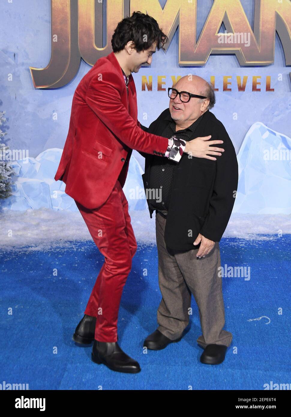 (L-R) Alex Wolff and Danny DeVito at the JUMANJI THE NEXT LEVEL Los ...