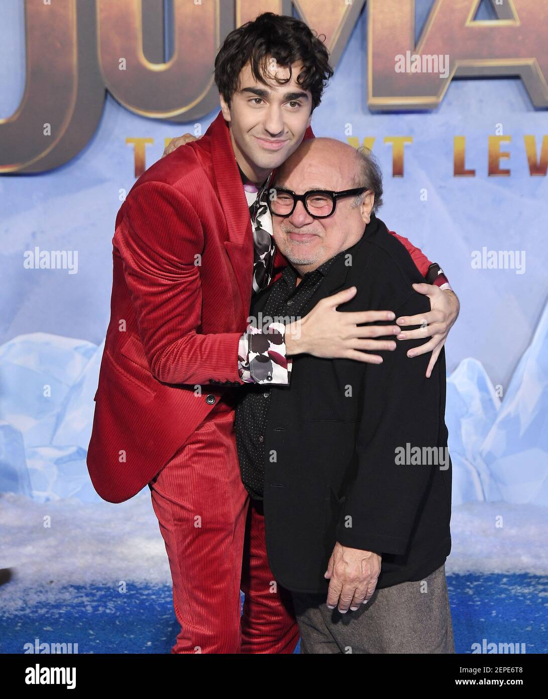 (L-R) Alex Wolff and Danny DeVito at the JUMANJI THE NEXT LEVEL Los ...