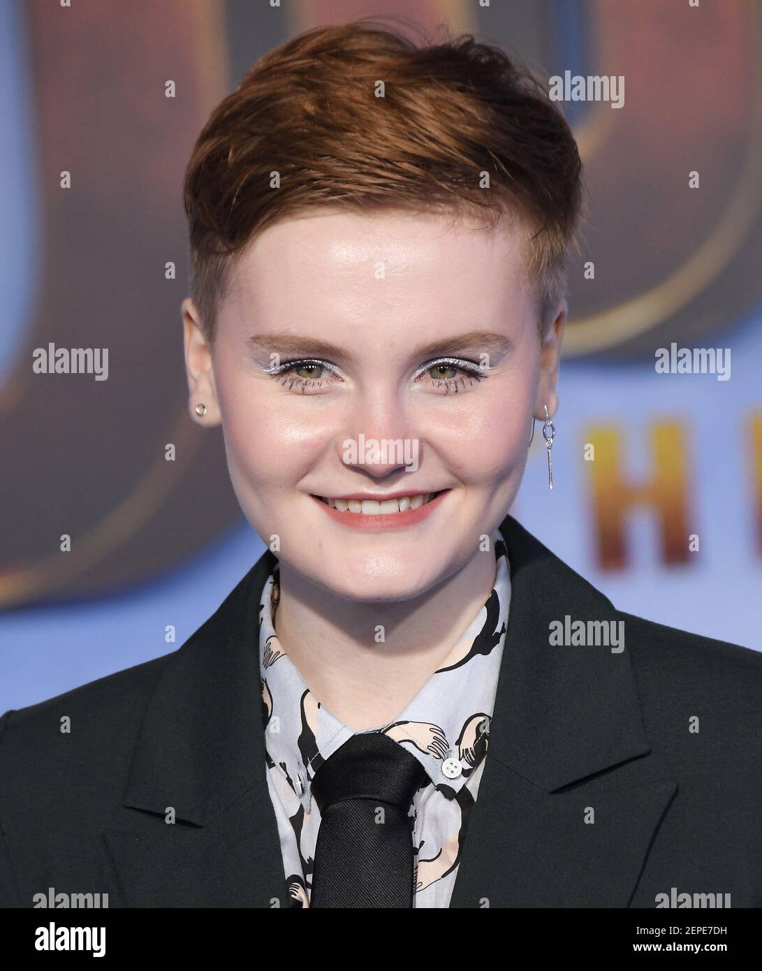 Morgan Turner arrives at the JUMANJI THE NEXT LEVEL Los Angeles ...