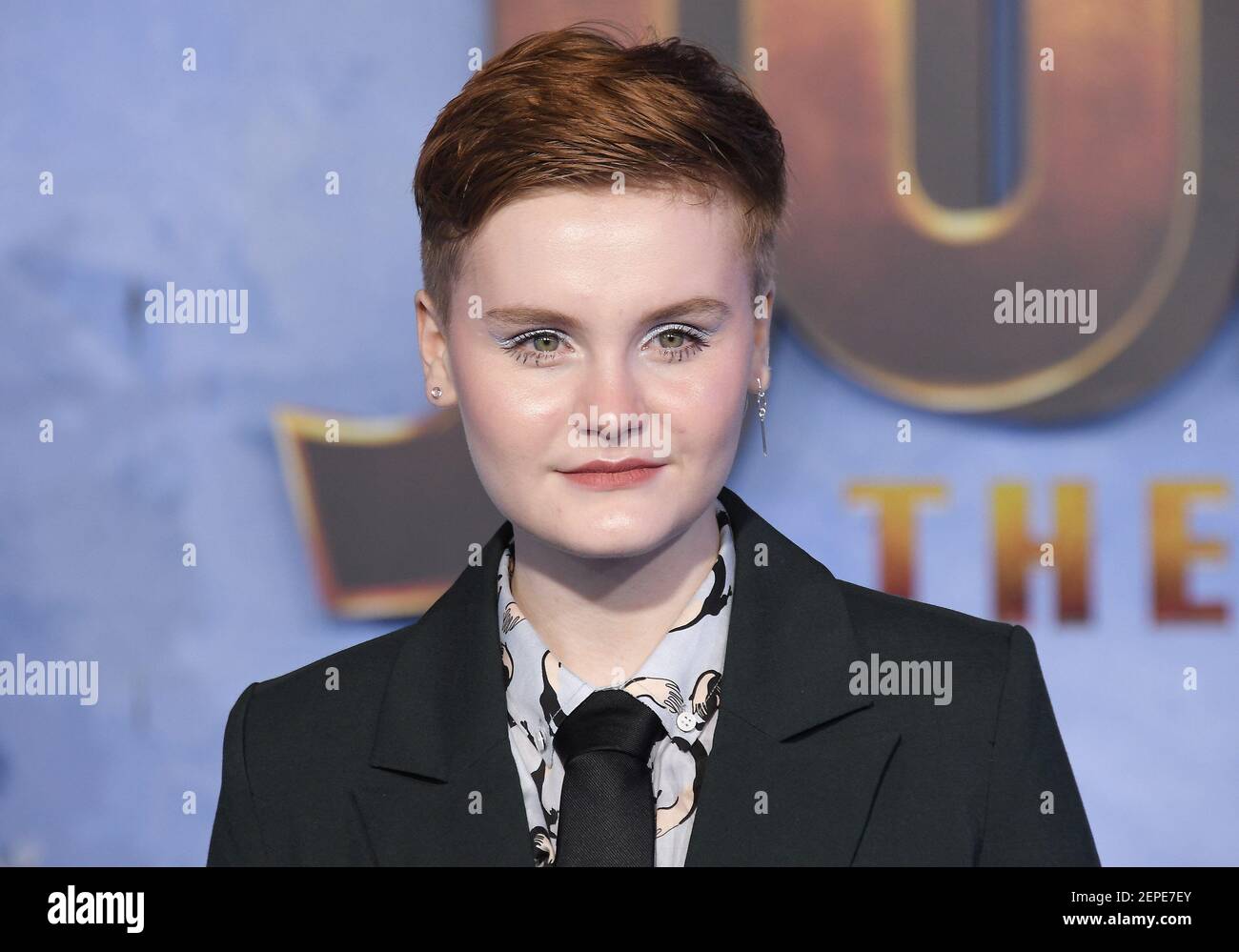 Morgan Turner arrives at the JUMANJI THE NEXT LEVEL Los Angeles ...