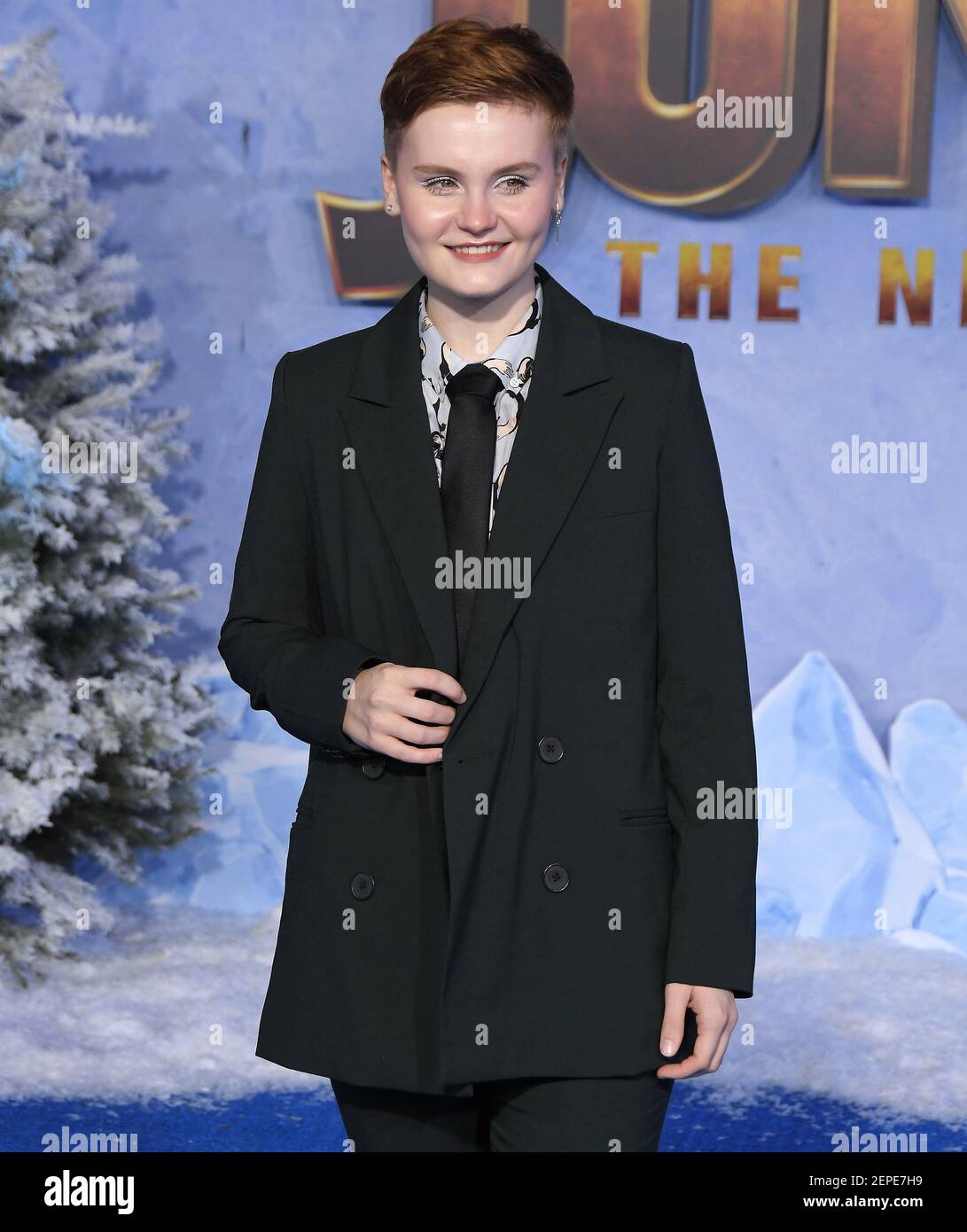 Morgan Turner arrives at the JUMANJI THE NEXT LEVEL Los Angeles ...