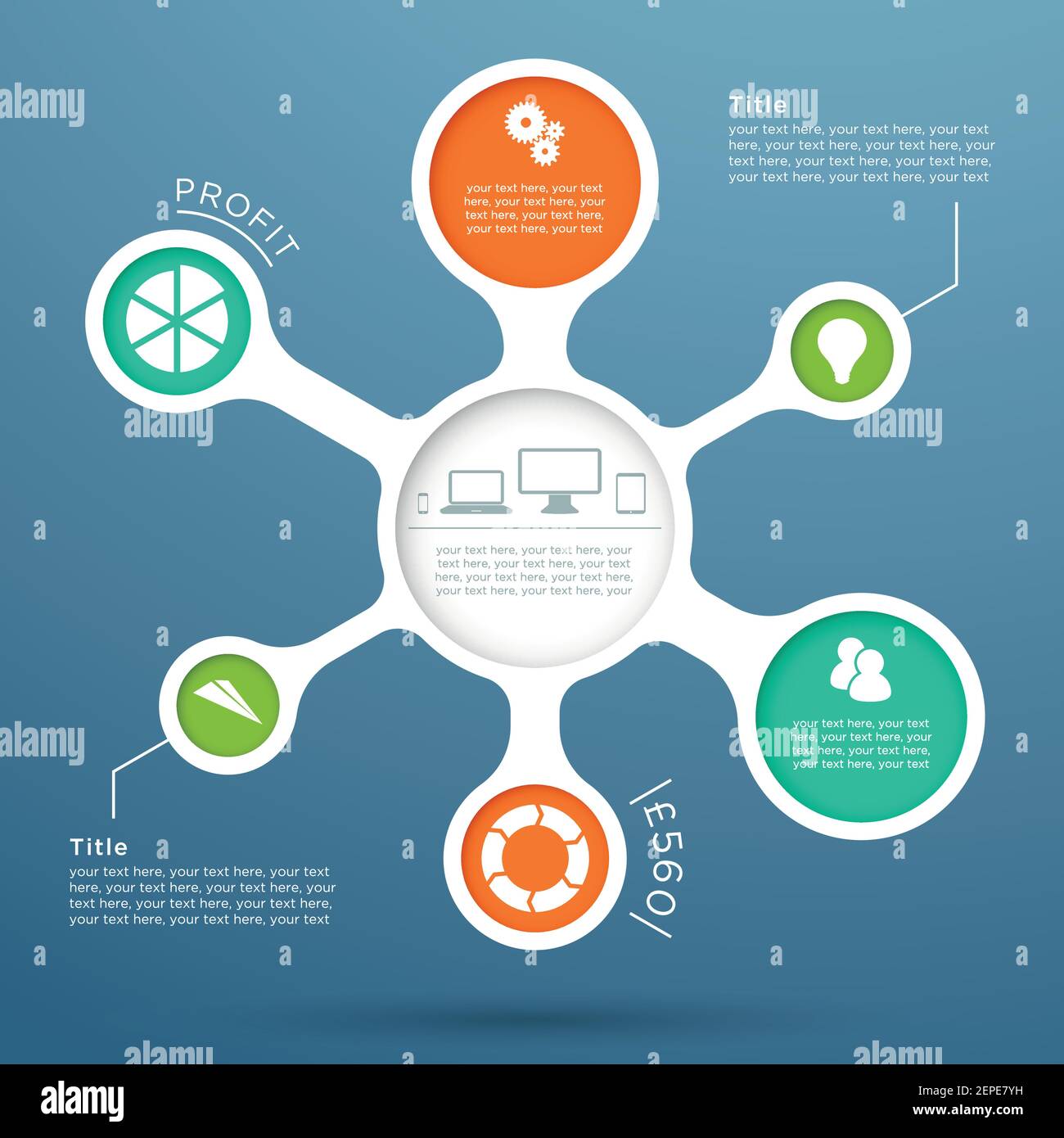 Round page circles internet Stock Vector Images - Alamy