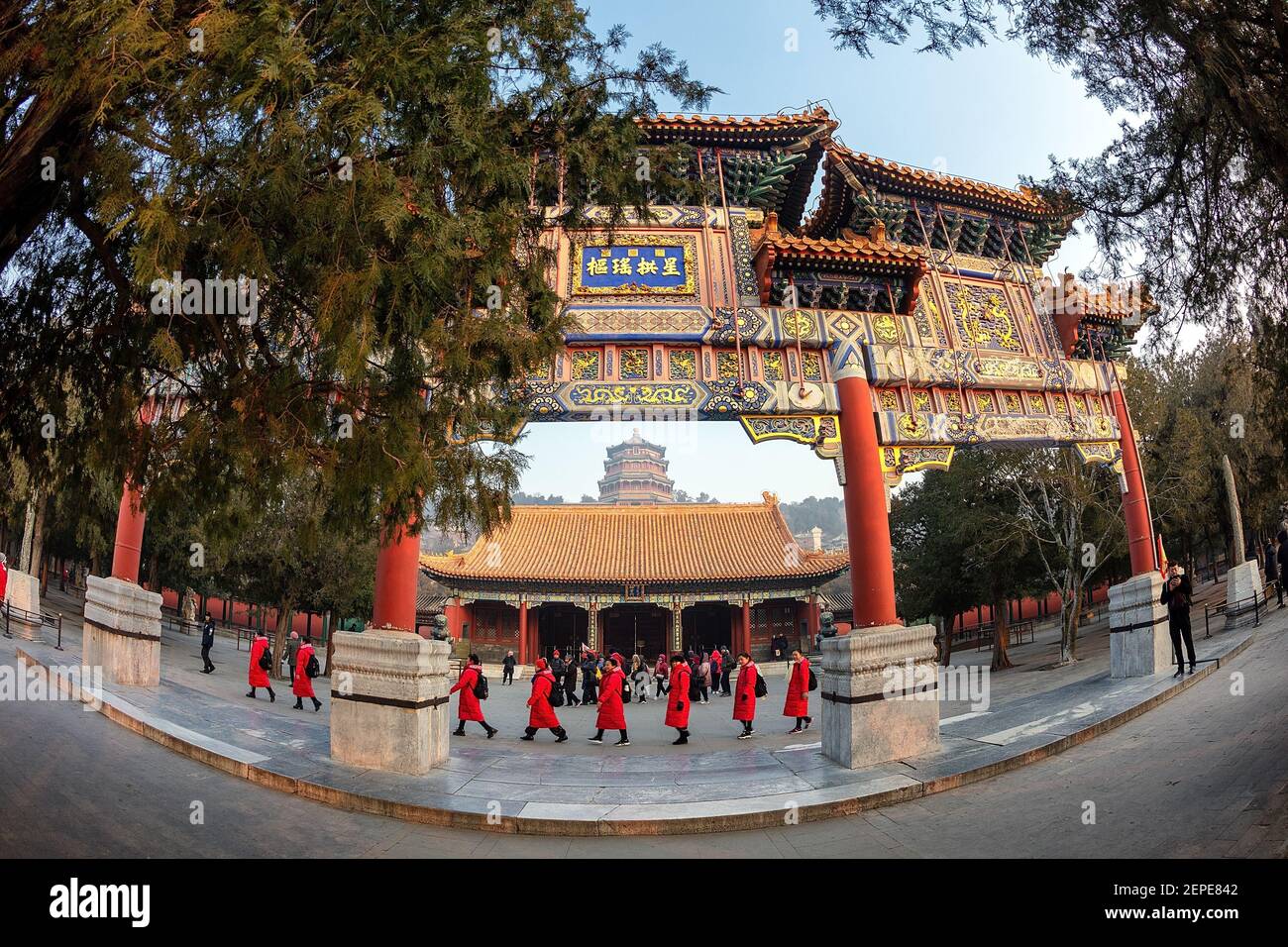 The bustling night scene of Beijing. (Photo by /Sipa USA Stock Photo ...