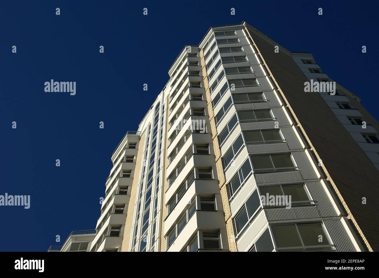 Modern residential high rise building. Moscow, Russia Stock Photo - Alamy