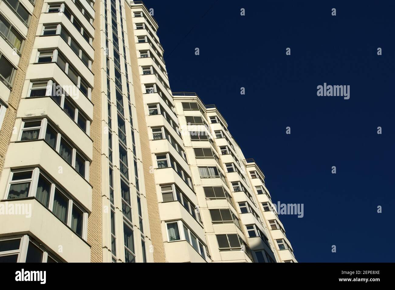 Modern residential high rise building. Moscow, Russia Stock Photo - Alamy