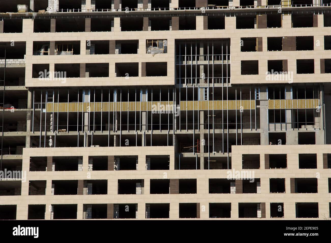 Concrete Highrise Construction Site Stock Photo - Alamy
