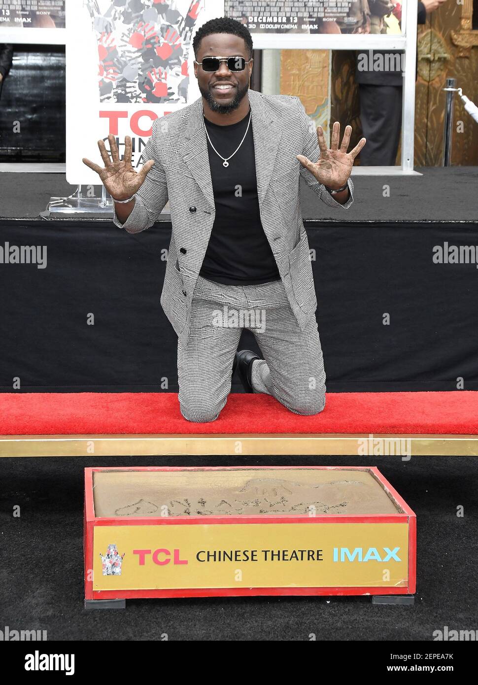 Kevin Hart Hands & Footprints Ceremony held at the TCL Chinese Theatre ...