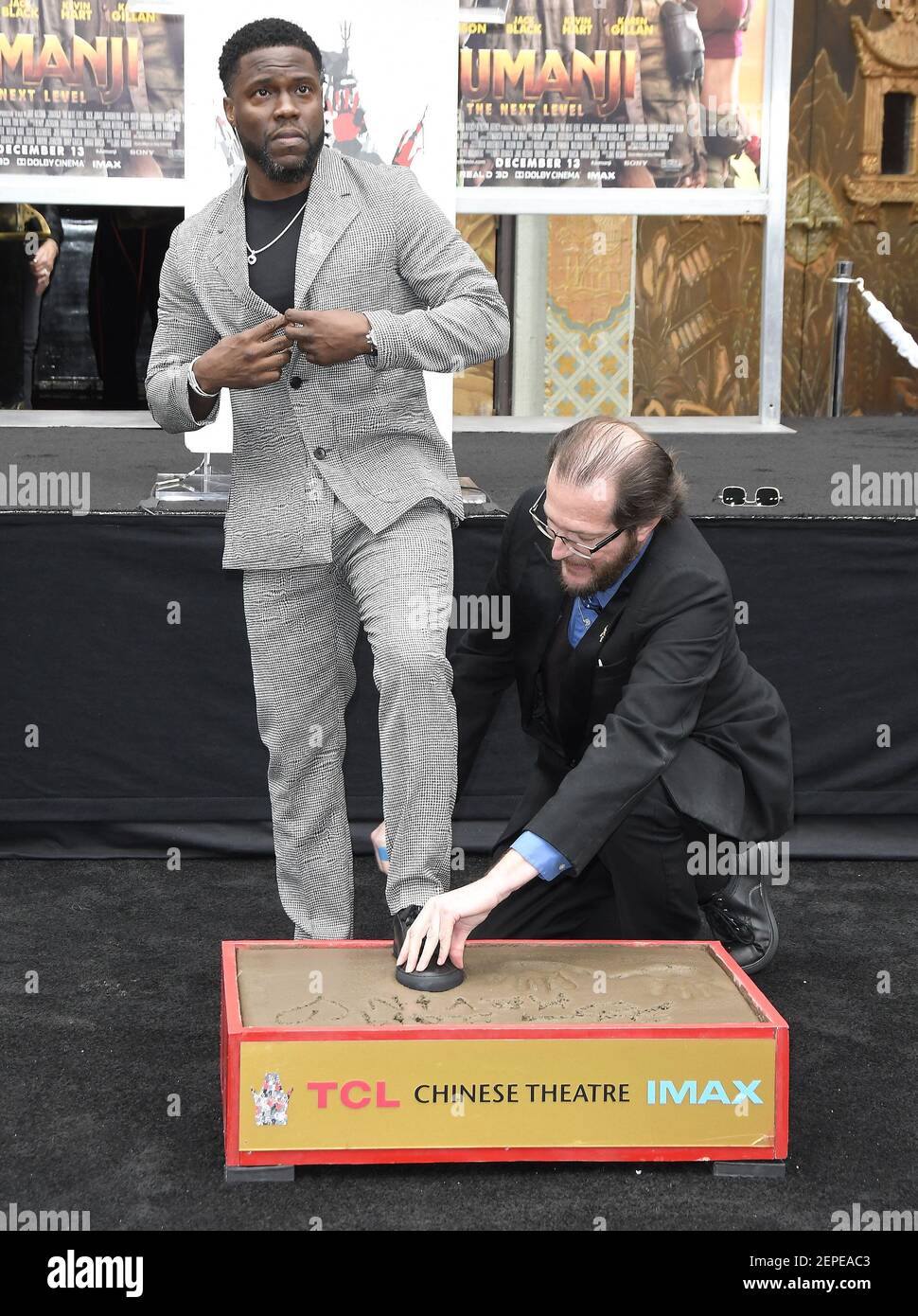 Kevin Hart Hands & Footprints Ceremony held at the TCL Chinese Theatre ...