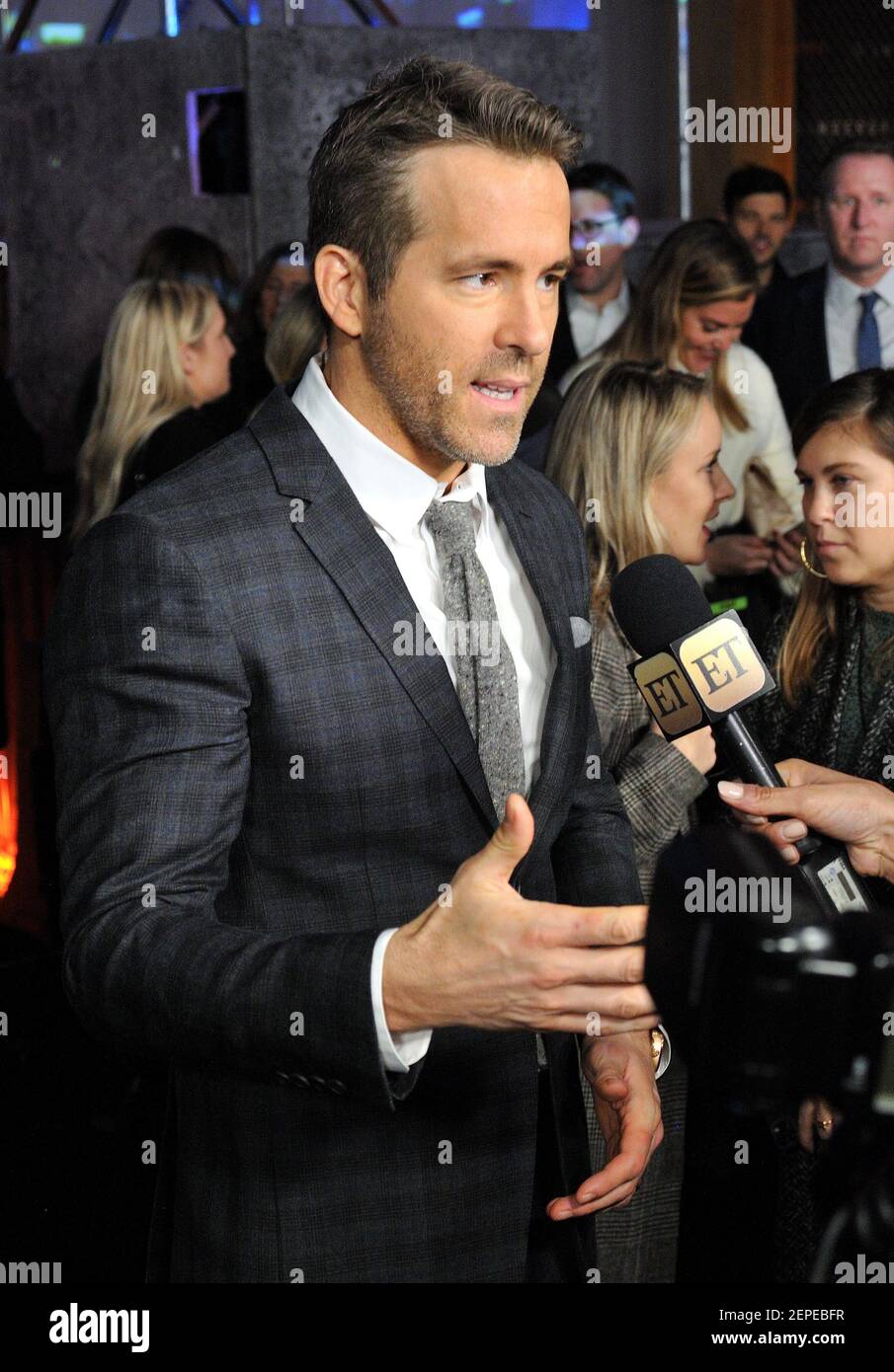 Actor Ryan Reynolds attends the NY premiere of 6 Underground at The ...
