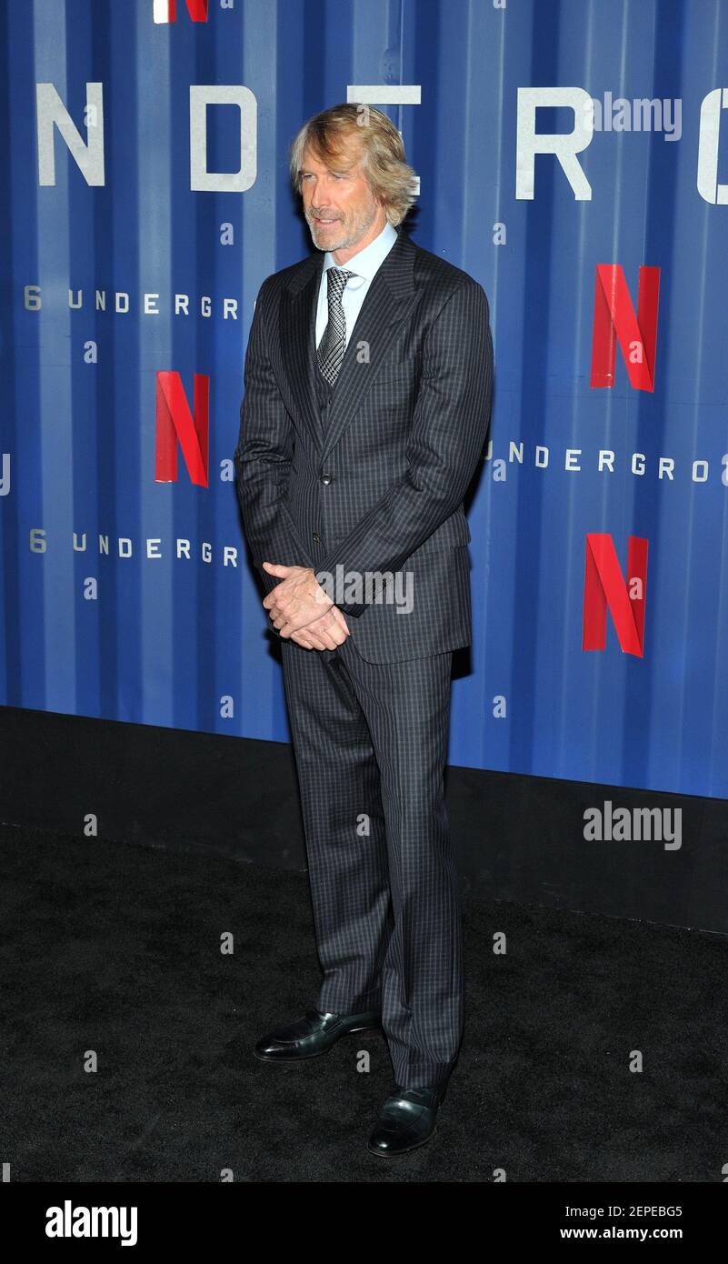 Director Michael Bay attends the NY premiere of 6 Underground at The ...