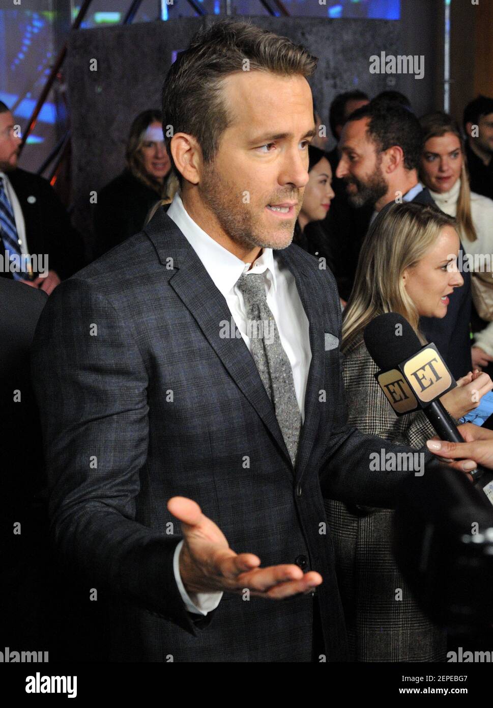 Actor Ryan Reynolds attends the NY premiere of 6 Underground at The ...