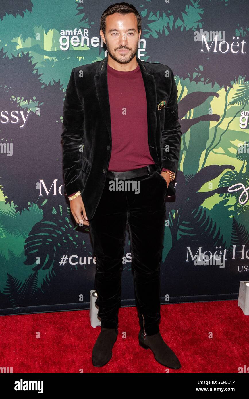 Emir Bahadir attends the amfAR GenerationCURE Holiday Party at Gitano ...