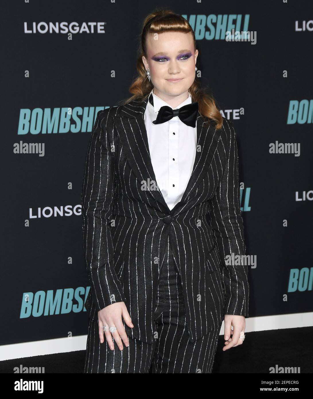 Liv Hewson arrives at the Lionsgate's BOMBSHELL Los Angeles Screening ...