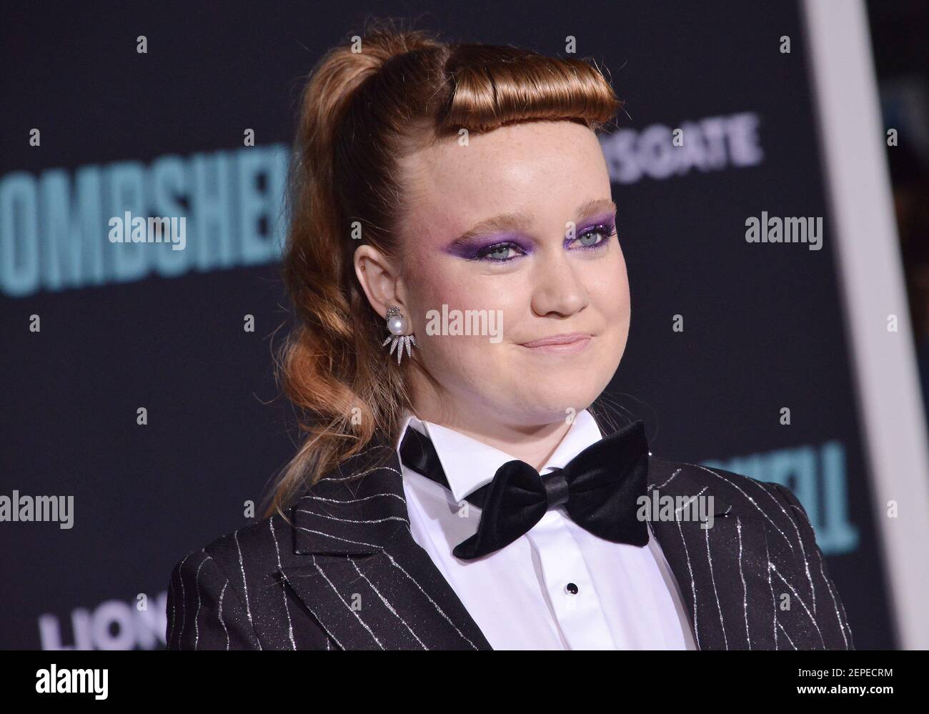 Liv Hewson arrives at the Lionsgate's BOMBSHELL Los Angeles Screening ...