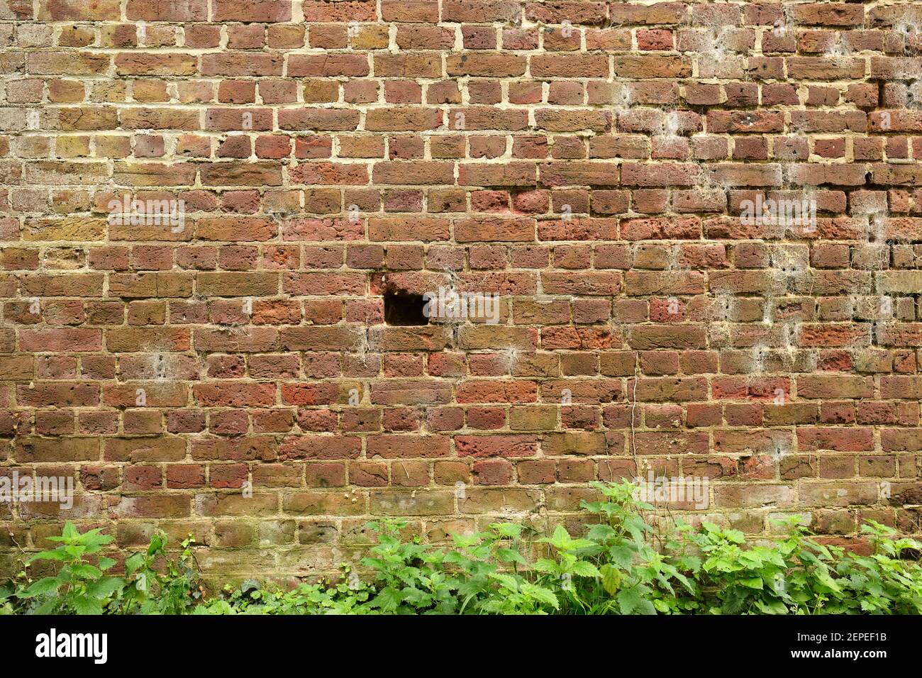 Missing brick on a pier of the Chappel Viaduct deterioration. Detailed ...