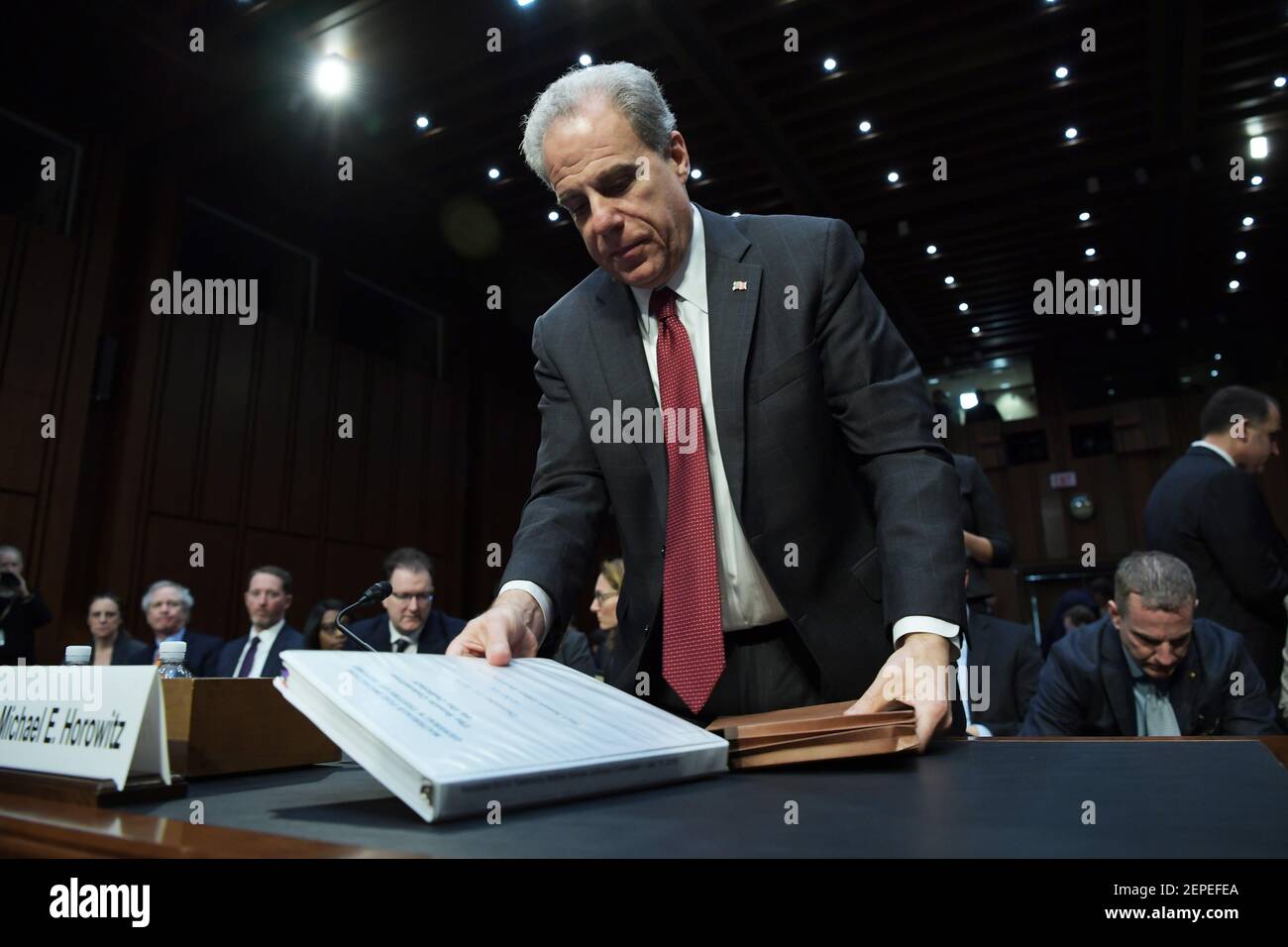 Justice Department Inspector General Michael Horowitz testifies before ...