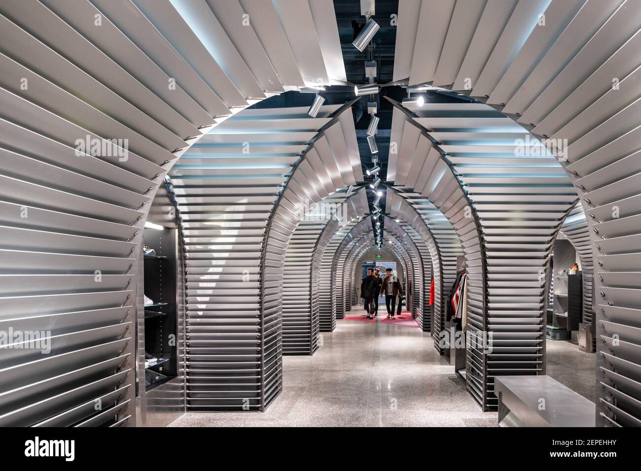 Shanghai,CHINA-A shop inside the Shikumen building in Xintiandi ...