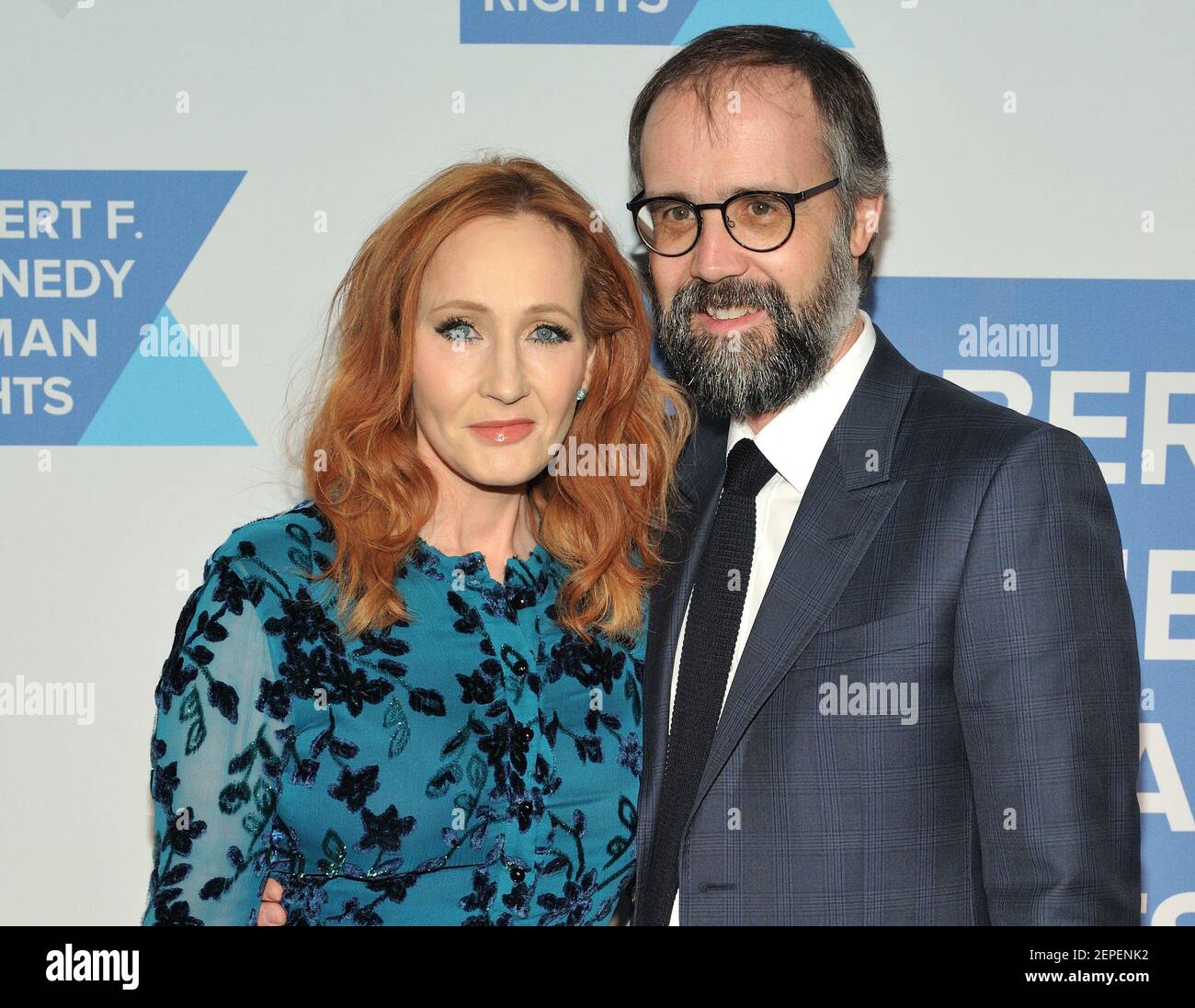L-R: Author J.K. Rowling and Neil Murray attend the Robert F. Kennedy ...