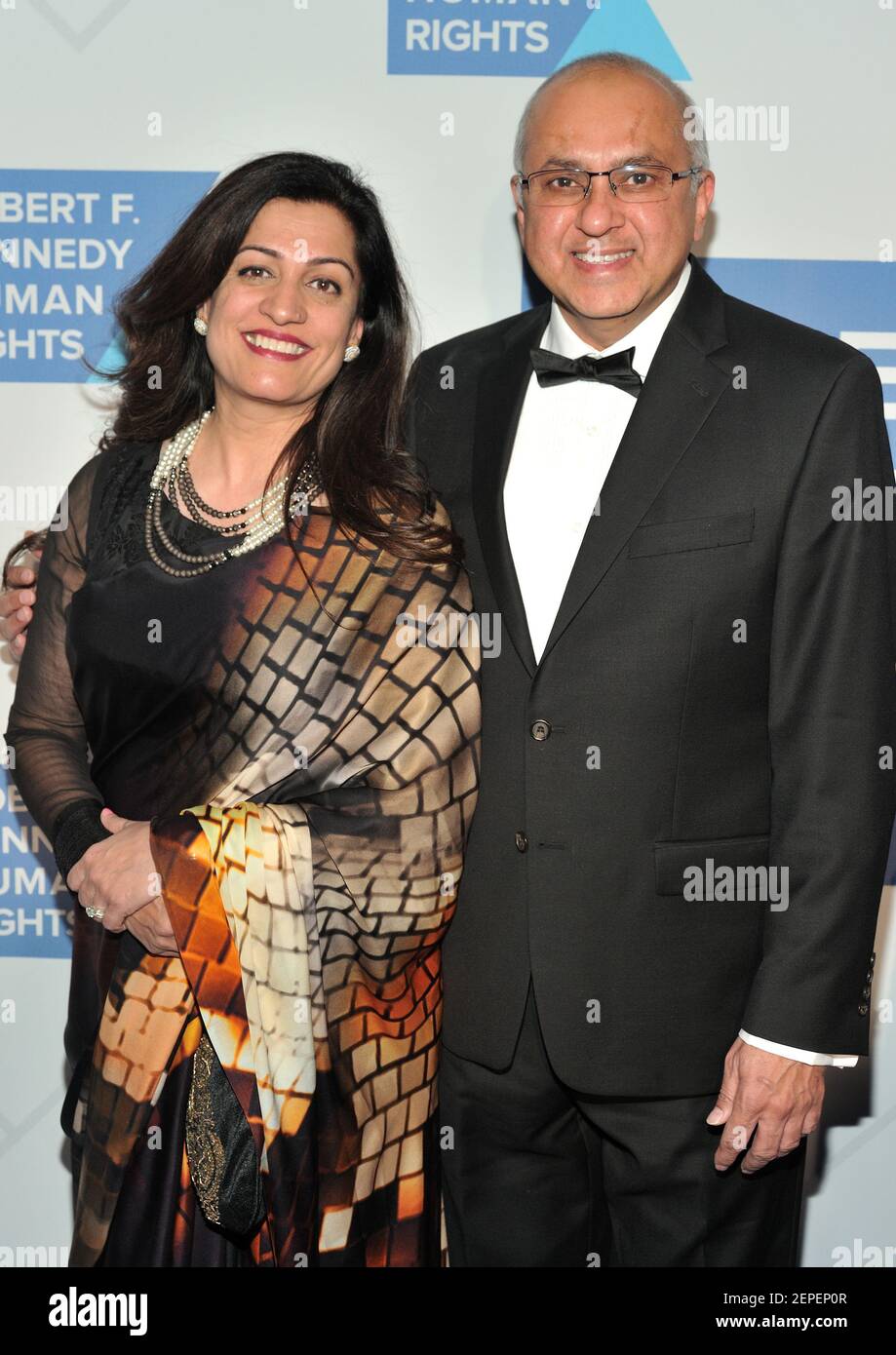 L-R: Vandana Toteja and Praveen Toteja attend the Robert F. Kennedy ...