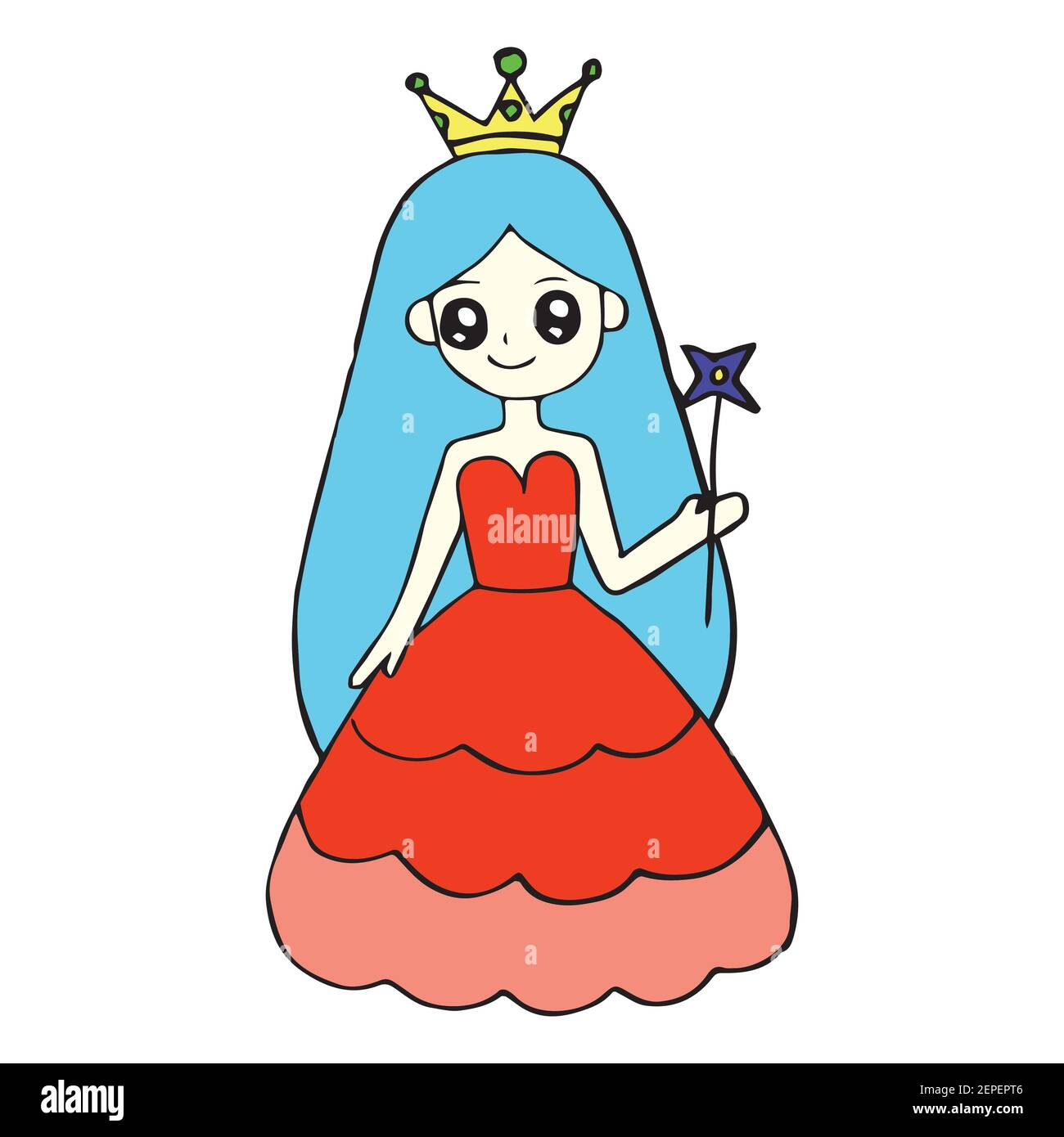 Cartoon Queen Cut Out Stock Images & Pictures - Alamy