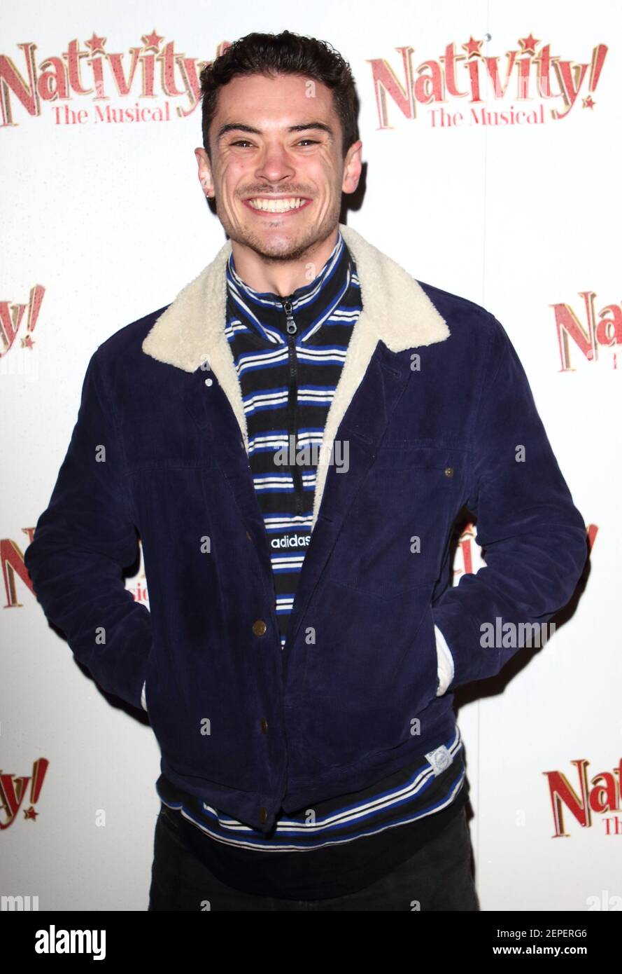 Jonny Labey attends the press night performance of "Nativity! The ...