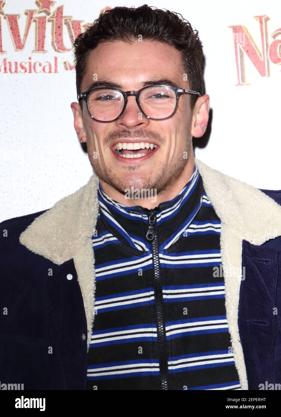 Jonny Labey attends the press night performance of "Nativity! The ...