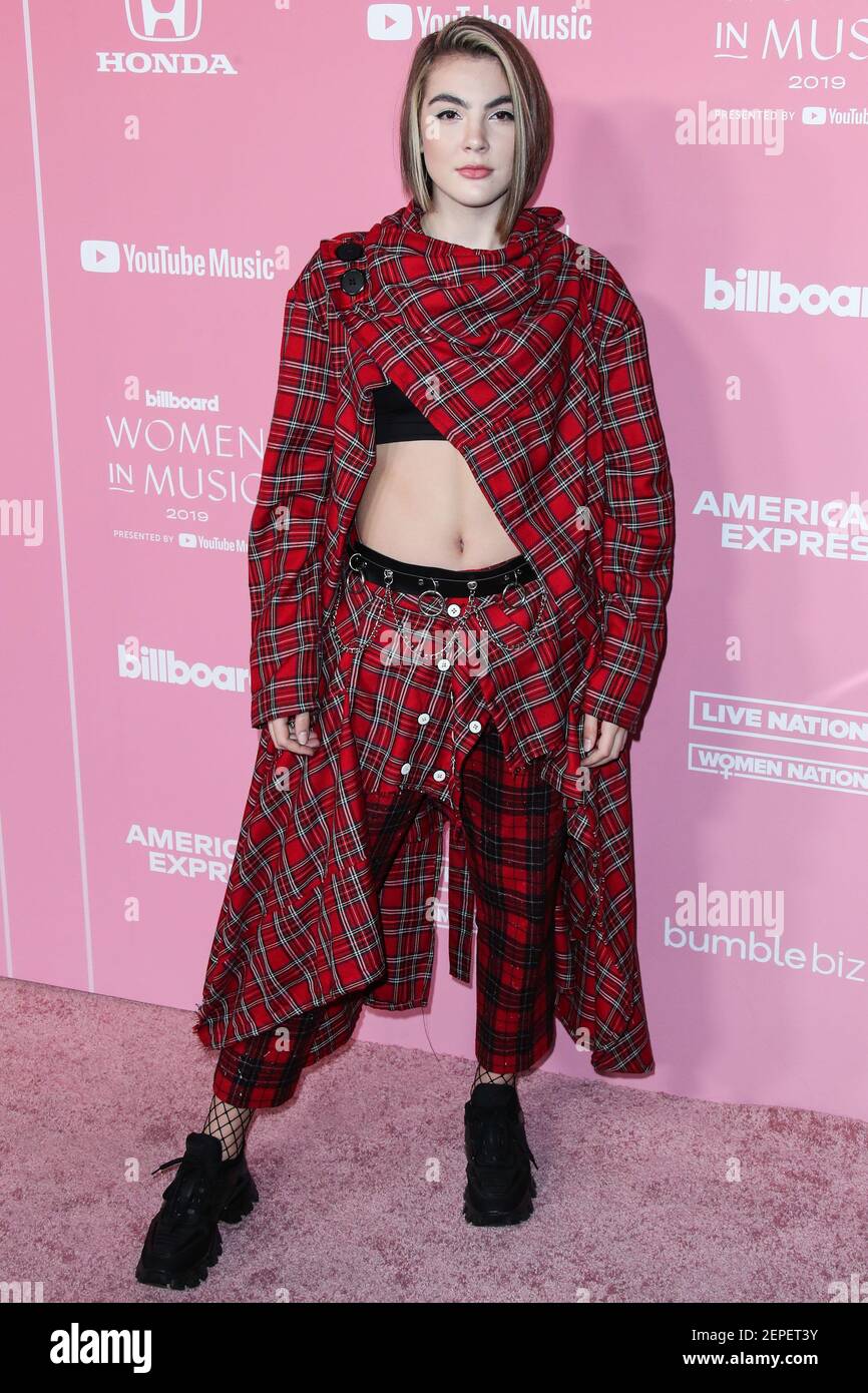 HOLLYWOOD, LOS ANGELES, CALIFORNIA, USA - DECEMBER 12: Singer Evie Irie ...