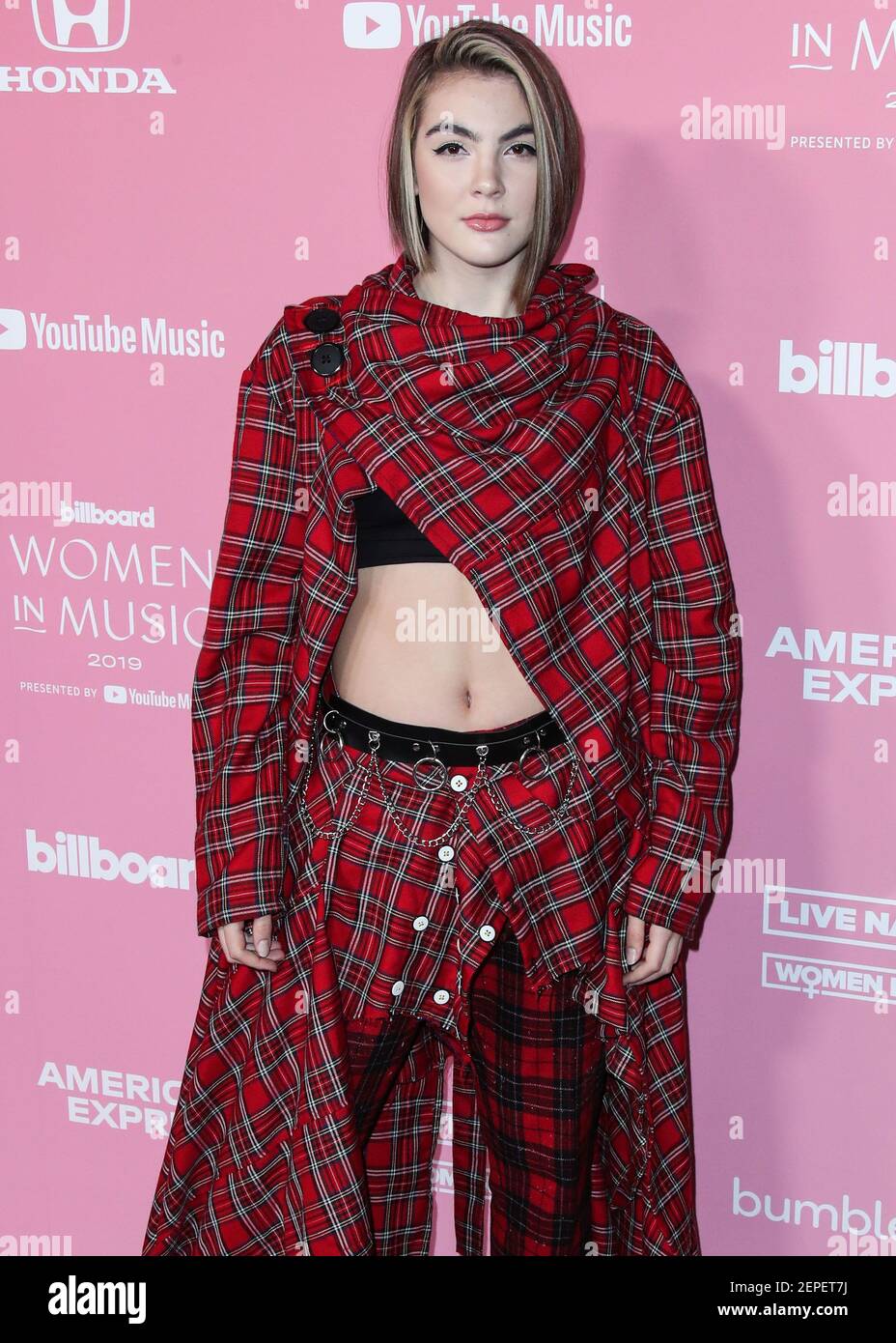 HOLLYWOOD, LOS ANGELES, CALIFORNIA, USA - DECEMBER 12: Singer Evie Irie ...