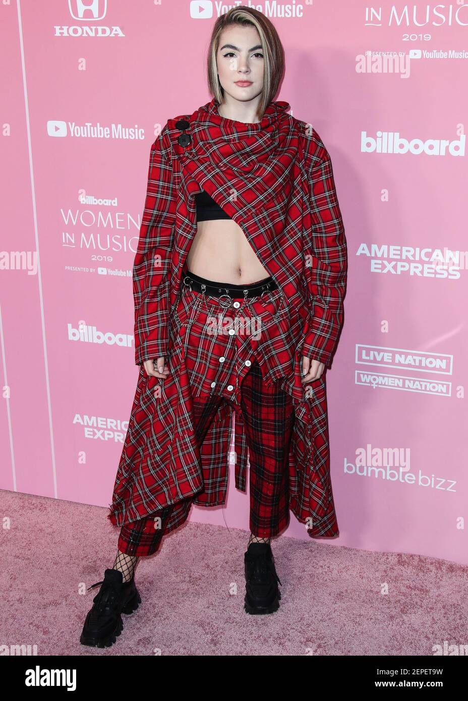 HOLLYWOOD, LOS ANGELES, CALIFORNIA, USA - DECEMBER 12: Singer Evie Irie ...