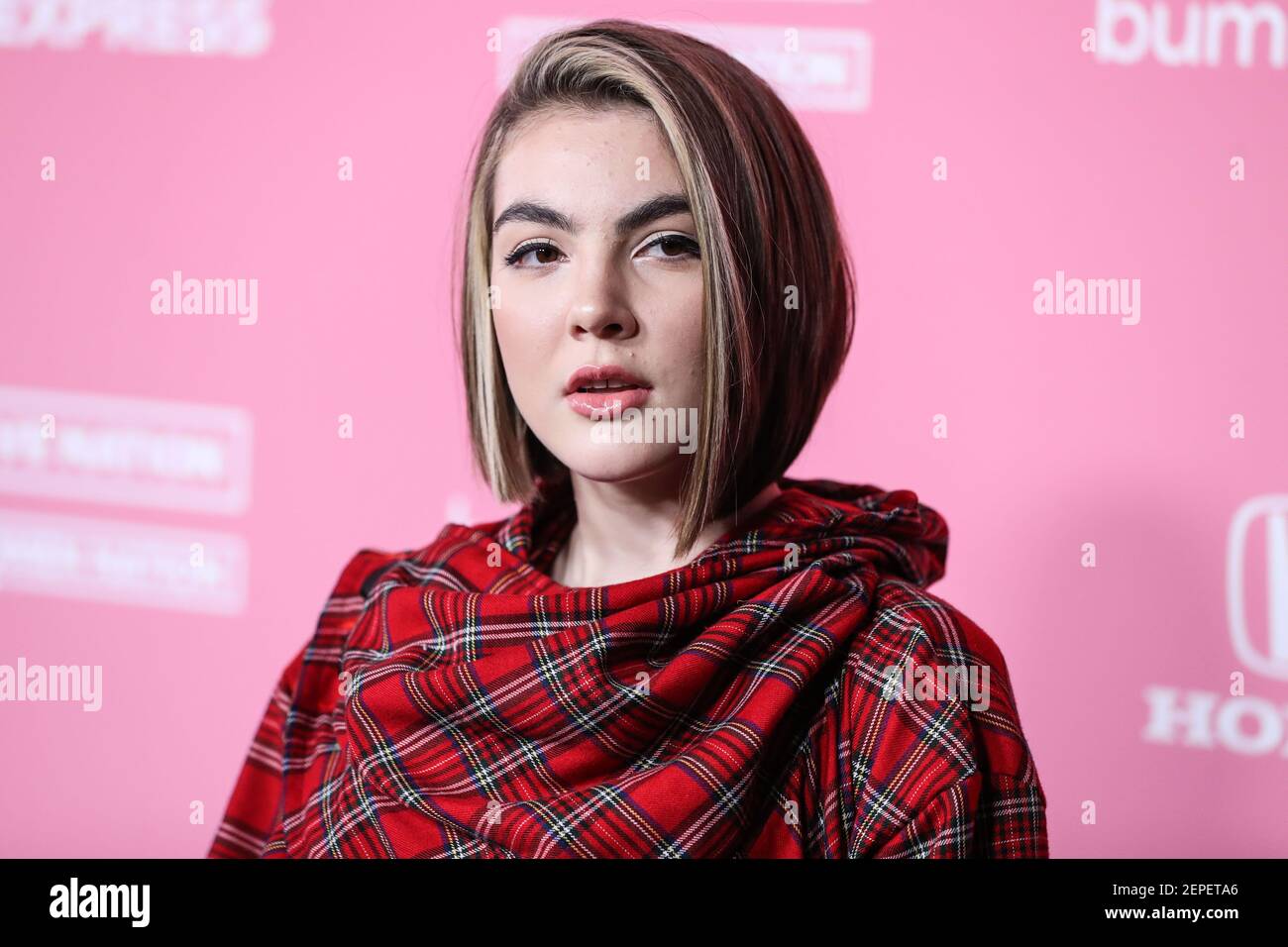 HOLLYWOOD, LOS ANGELES, CALIFORNIA, USA - DECEMBER 12: Singer Evie Irie ...