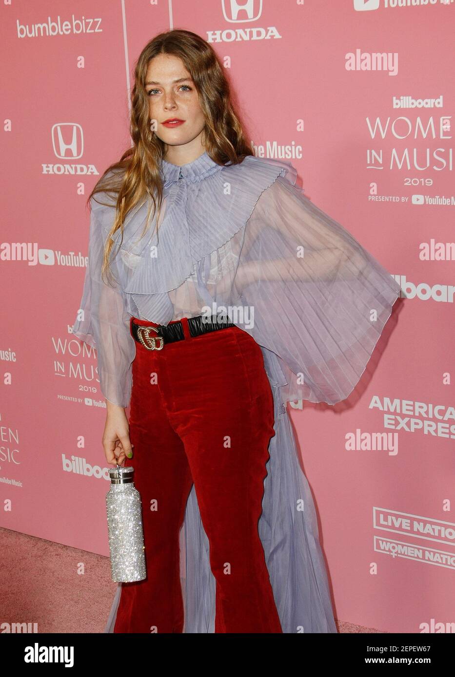 Maggie Rogers arrives at the 2019 Billboard Women In Music at Hollywood ...