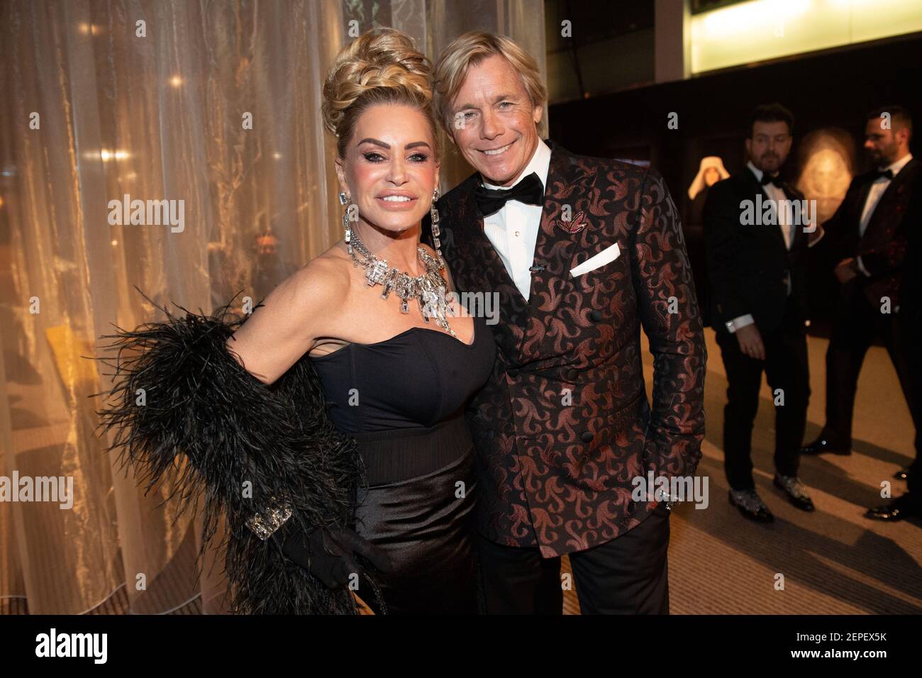 Christopher Atkins and Connie Witteman at the Masters of LXRY 2019 VIP ...