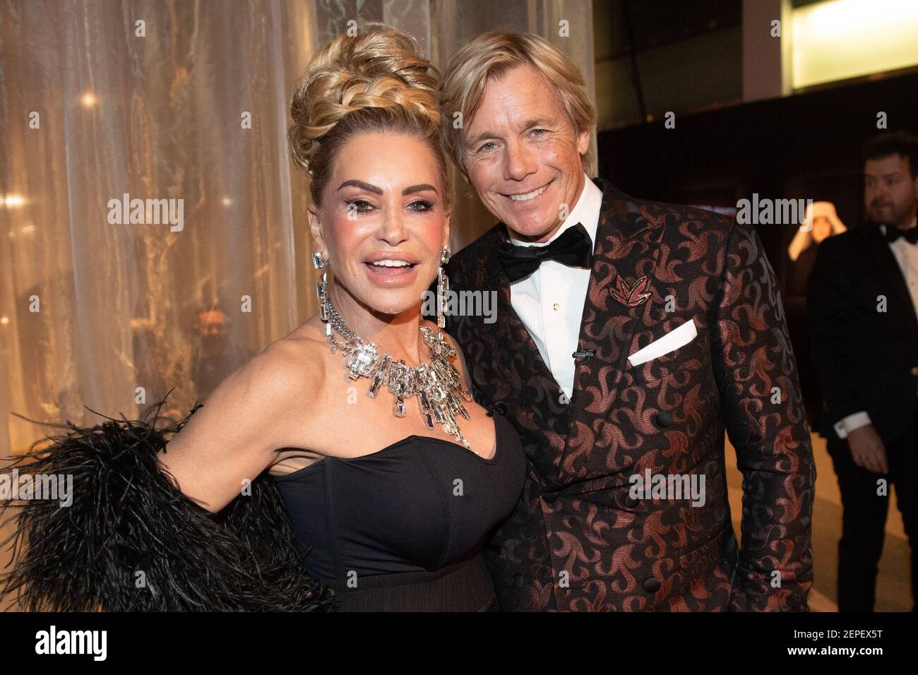 Christopher Atkins and Connie Witteman at the Masters of LXRY 2019 VIP ...
