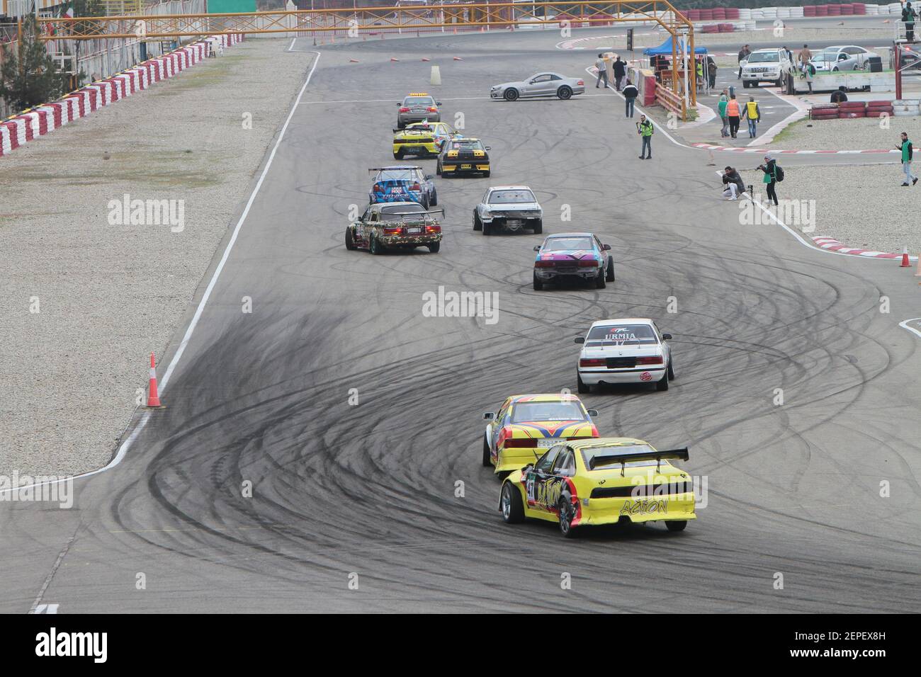 Drift Championship was held with ten teams from Ten States of Iran at ...