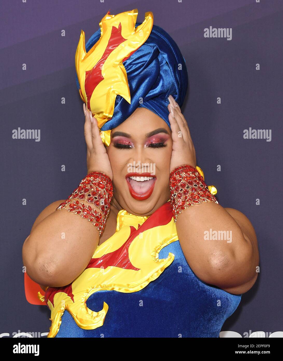 Patrick Starrr arrives at The 9th Annual Streamy Awards held at the ...