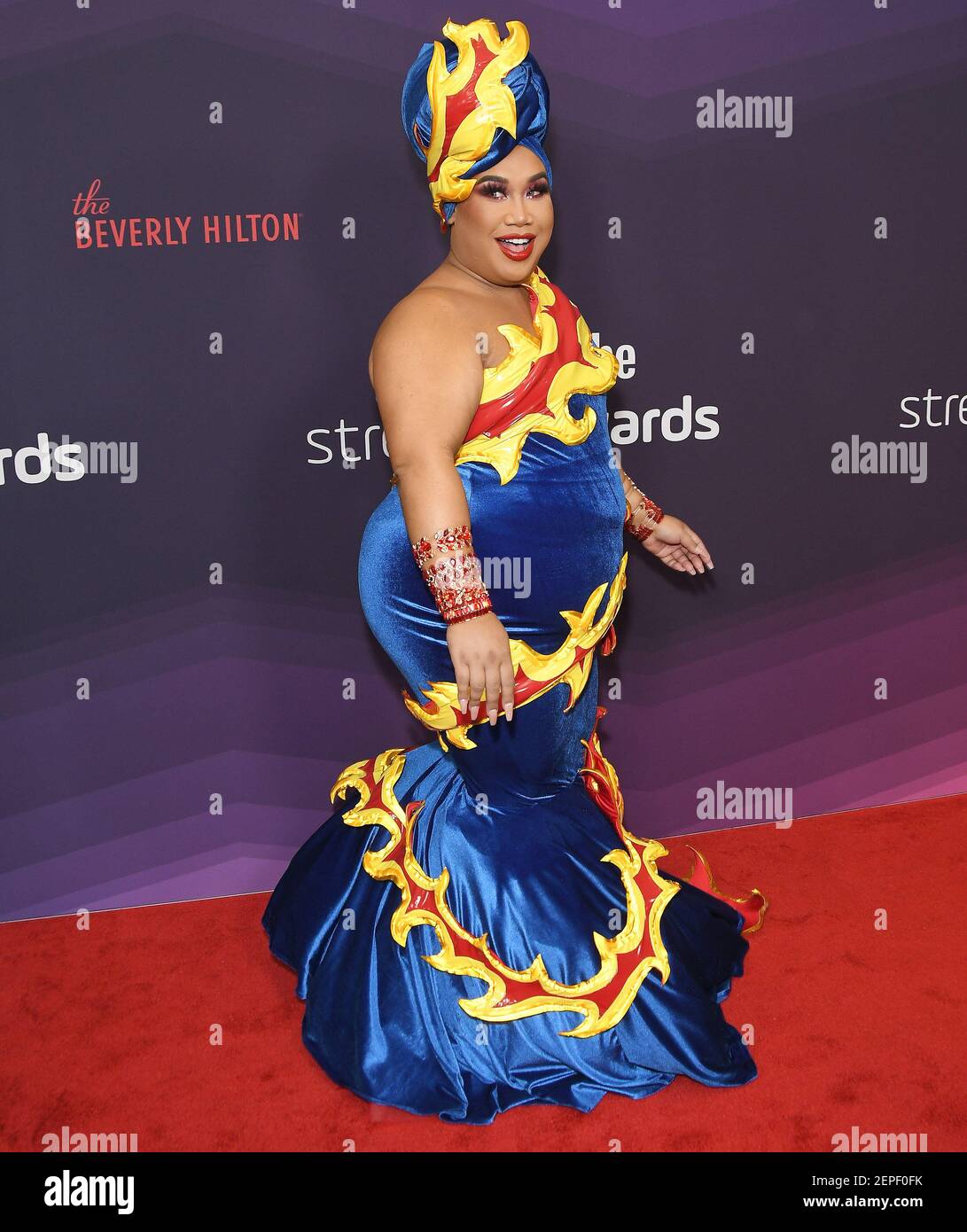 Patrick Starrr arrives at The 9th Annual Streamy Awards held at the ...