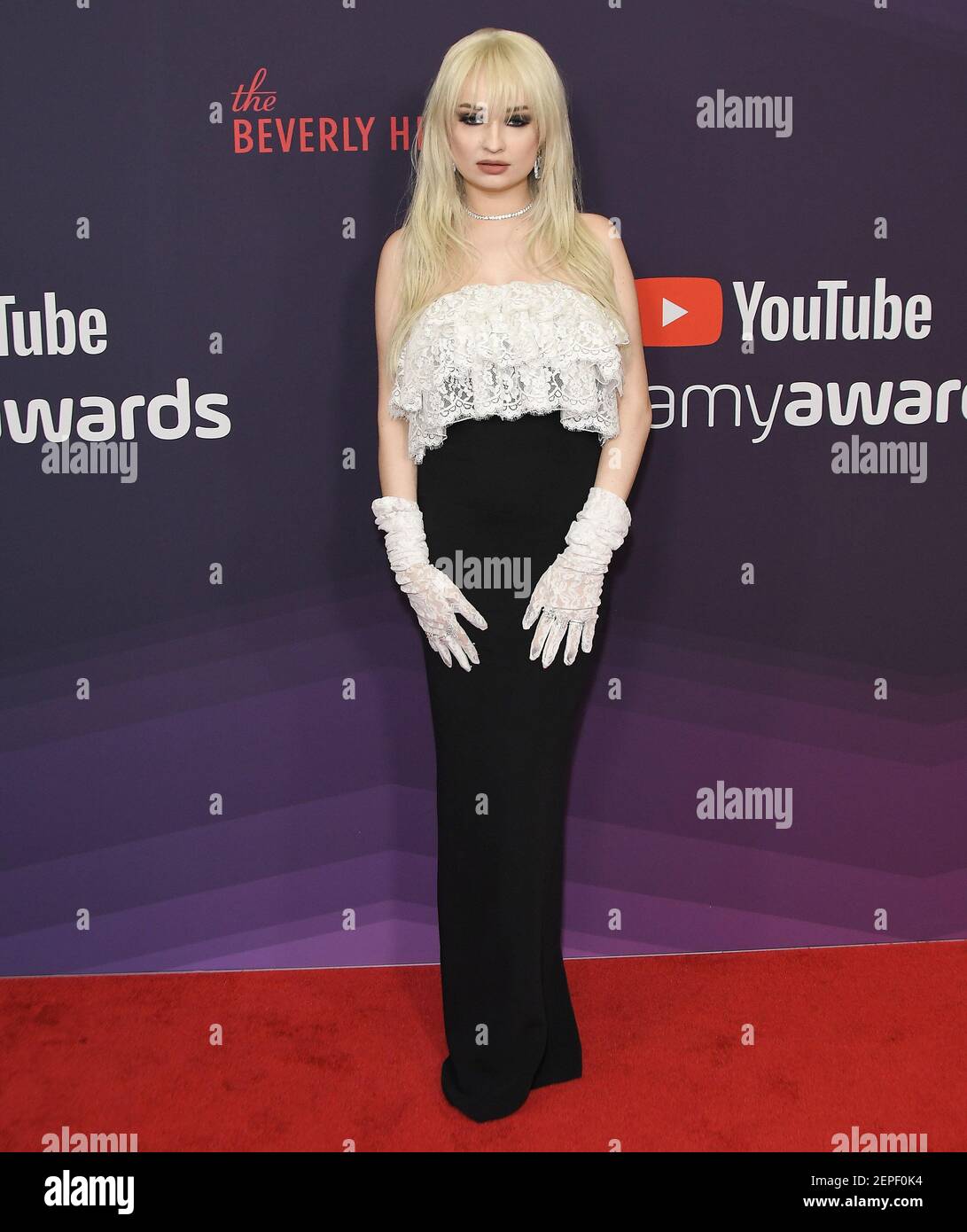 Kim Petras arrives at The 9th Annual Streamy Awards held at the Beverly ...