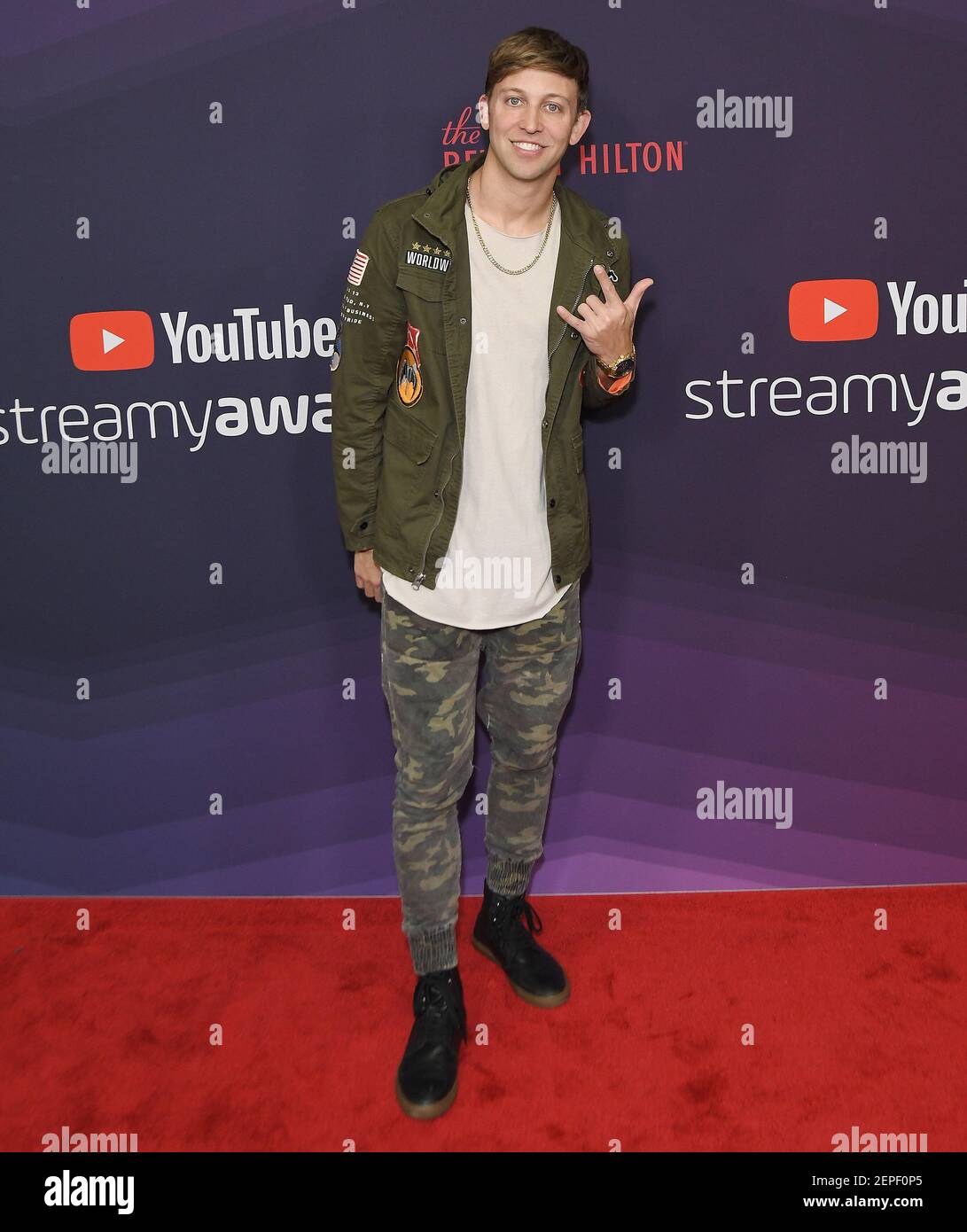 Matt Steffanina arrives at The 9th Annual Streamy Awards held at the ...