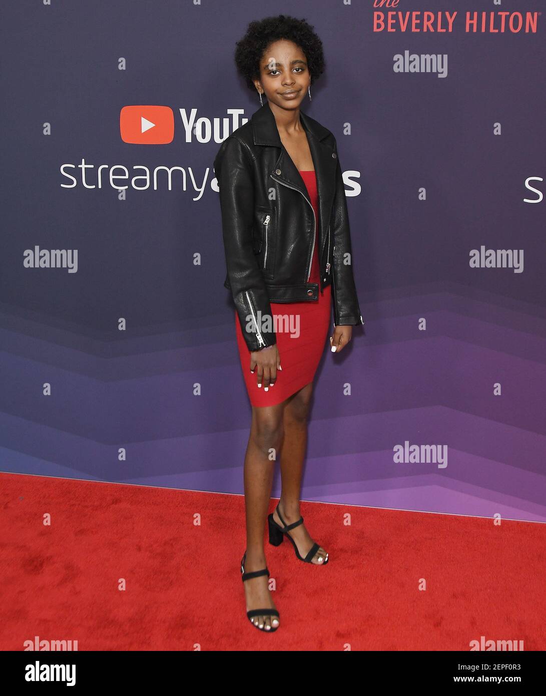 Naomi Wadler arrives at The 9th Annual Streamy Awards held at the ...