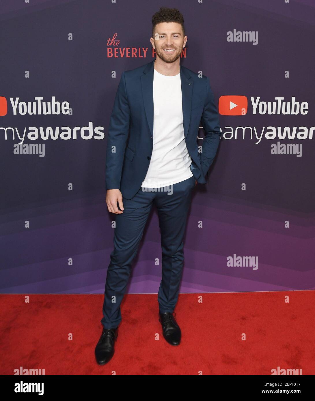 Dylan Landon arrives at The 9th Annual Streamy Awards held at the ...