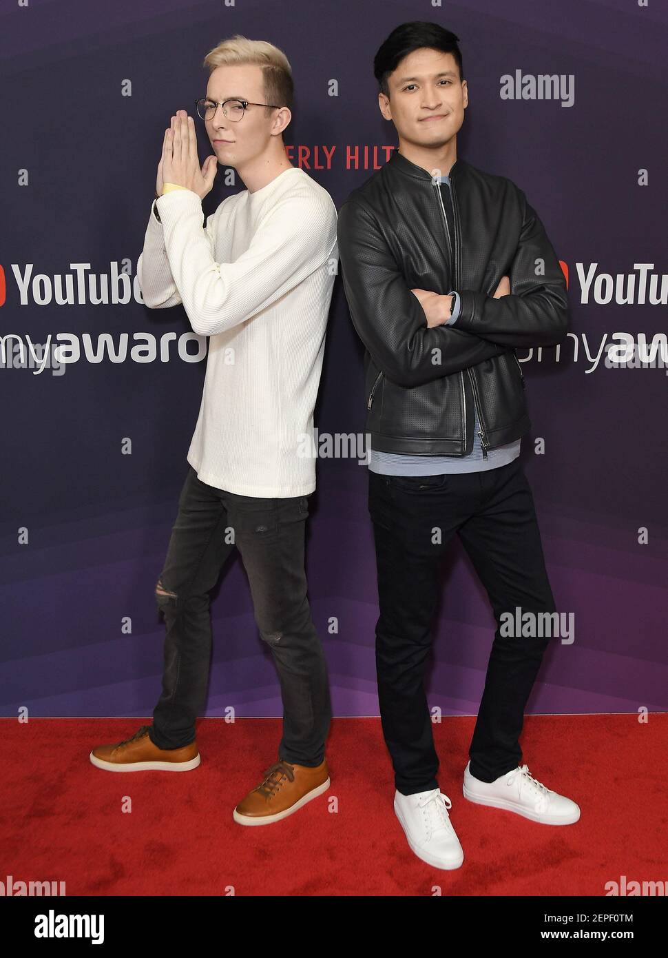 Fin Flynn and David Trejo arrives at The 9th Annual Streamy Awards held ...