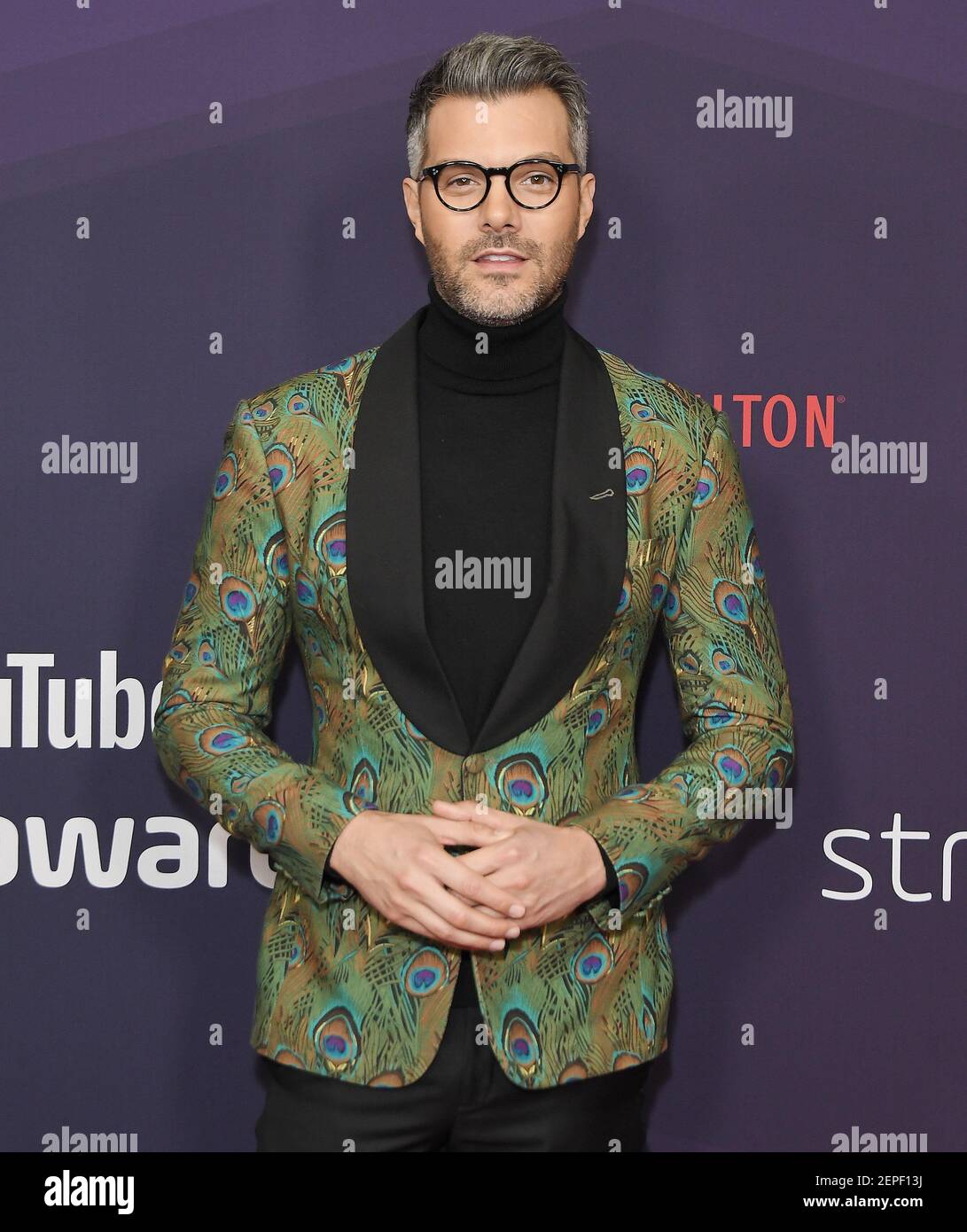 A.J. Gibson arrives at The 9th Annual Streamy Awards held at the ...